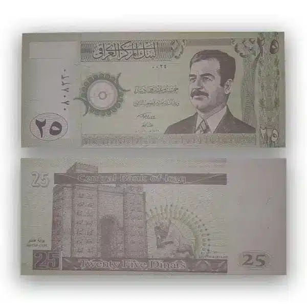 Iraq Set of 6 Banknotes (1991-2002) | Collectible Currency