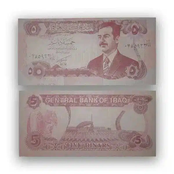 Iraq Set of 6 Banknotes (1991-2002) | Collectible Currency